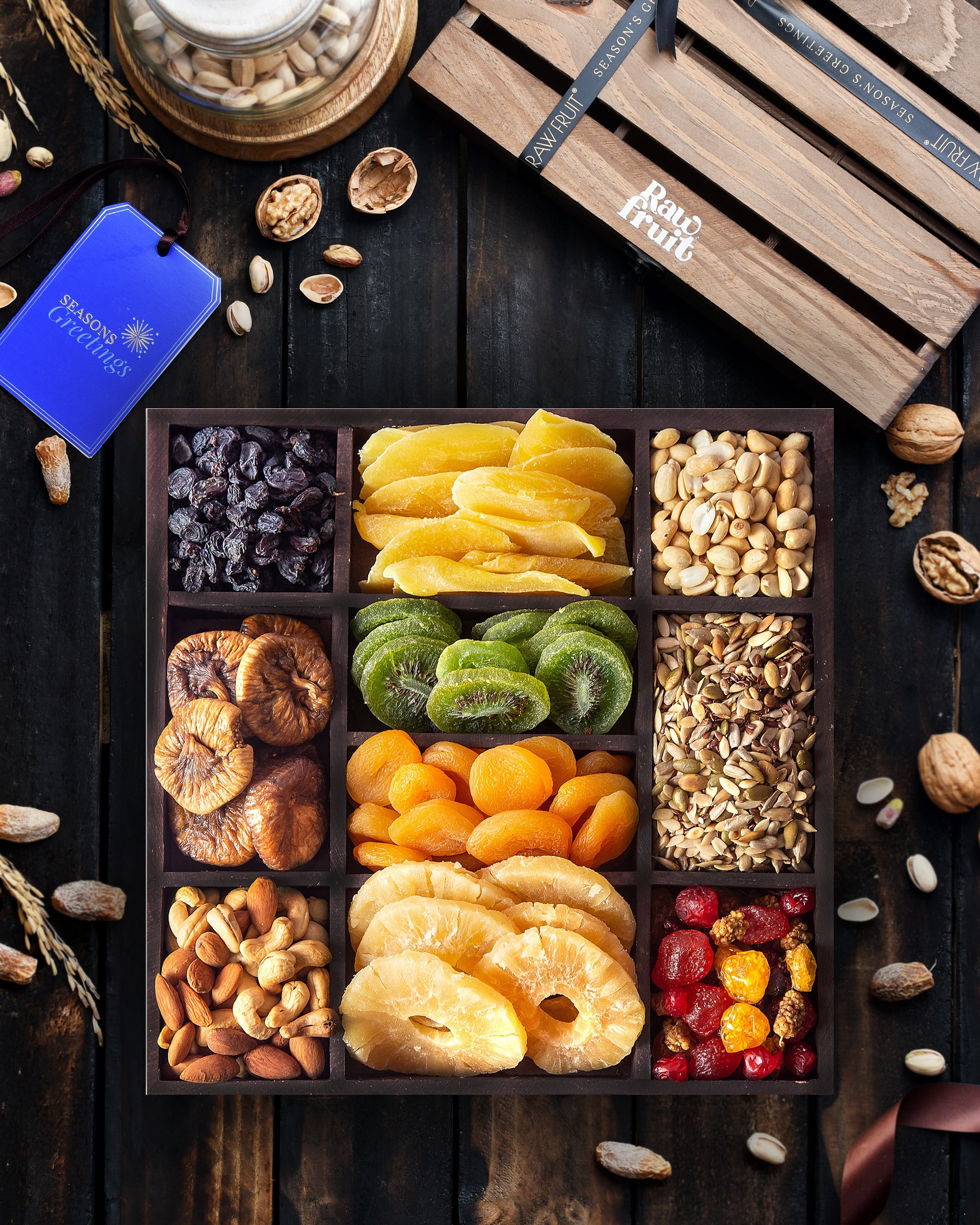 Premium Dry Fruits Hamper | Dry Fruits Tray | Dry Fruits Combo Box ...