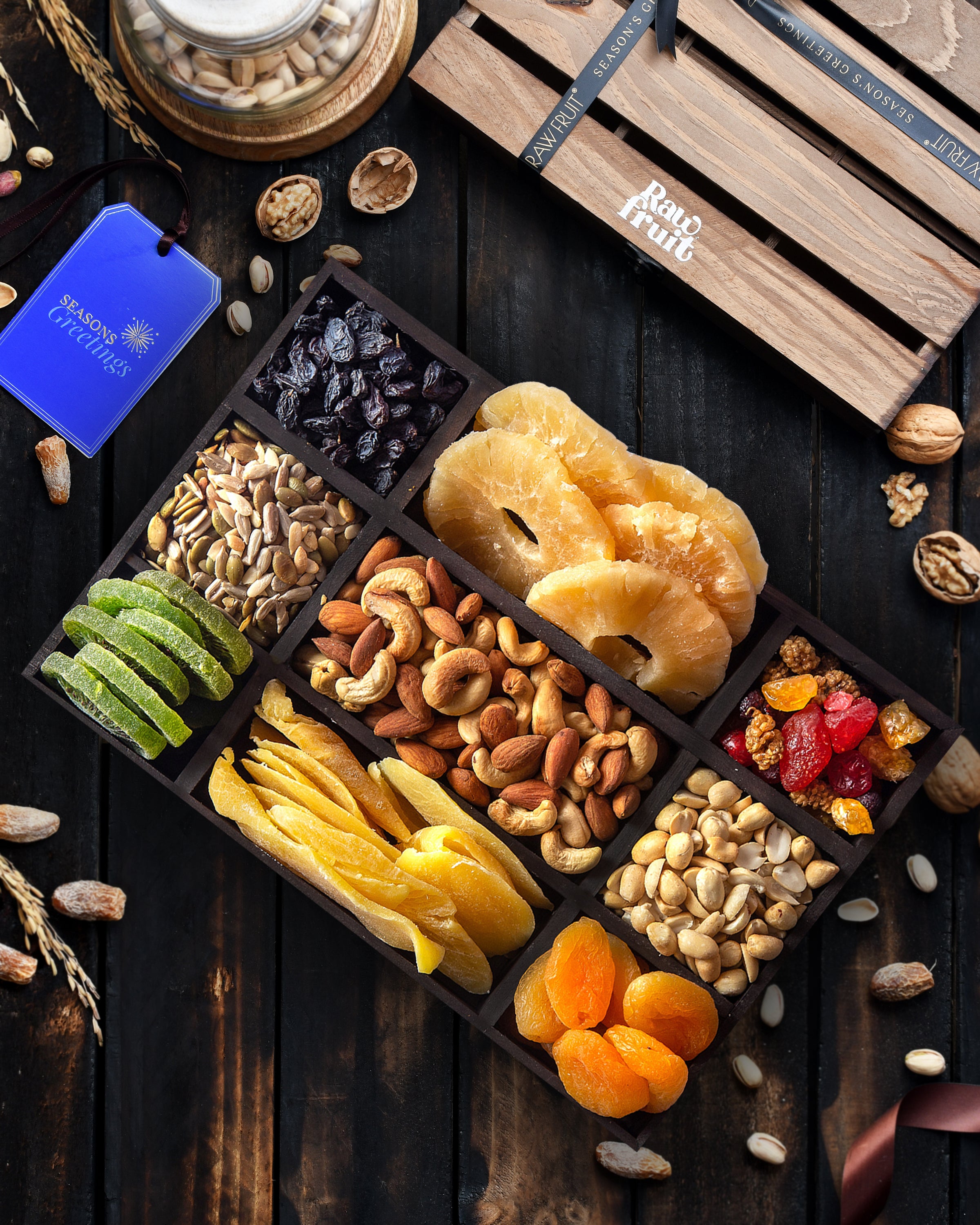 Dry Fruits Mix | Dry Fruits Combo Medium Box | Dry Fruits Containers ...